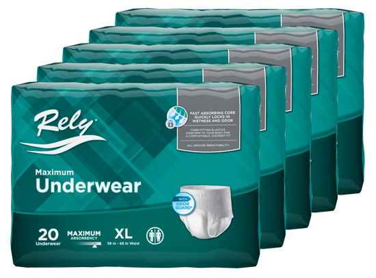 Rely Maximum Protective Underwear – Rely Medical Supply, LLC